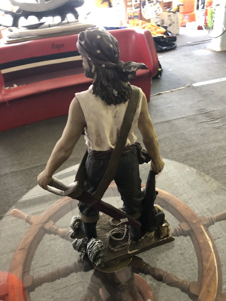 Buy New 3 Feet Tall Pirate Statue, USA - Harbor Shoppers