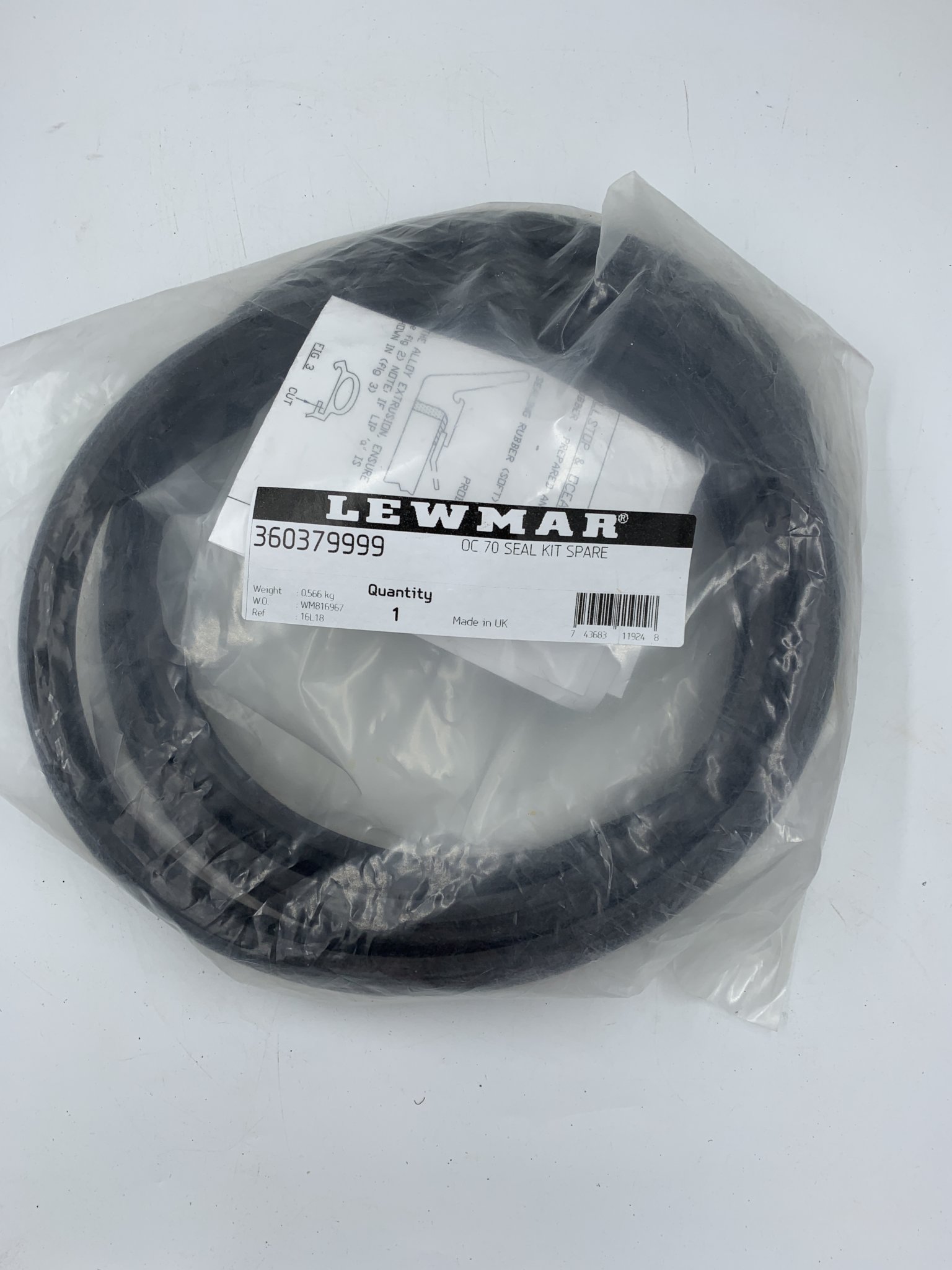 Buy Lewmar Hatch Seal Kit(New), USVI - Harbor Shoppers